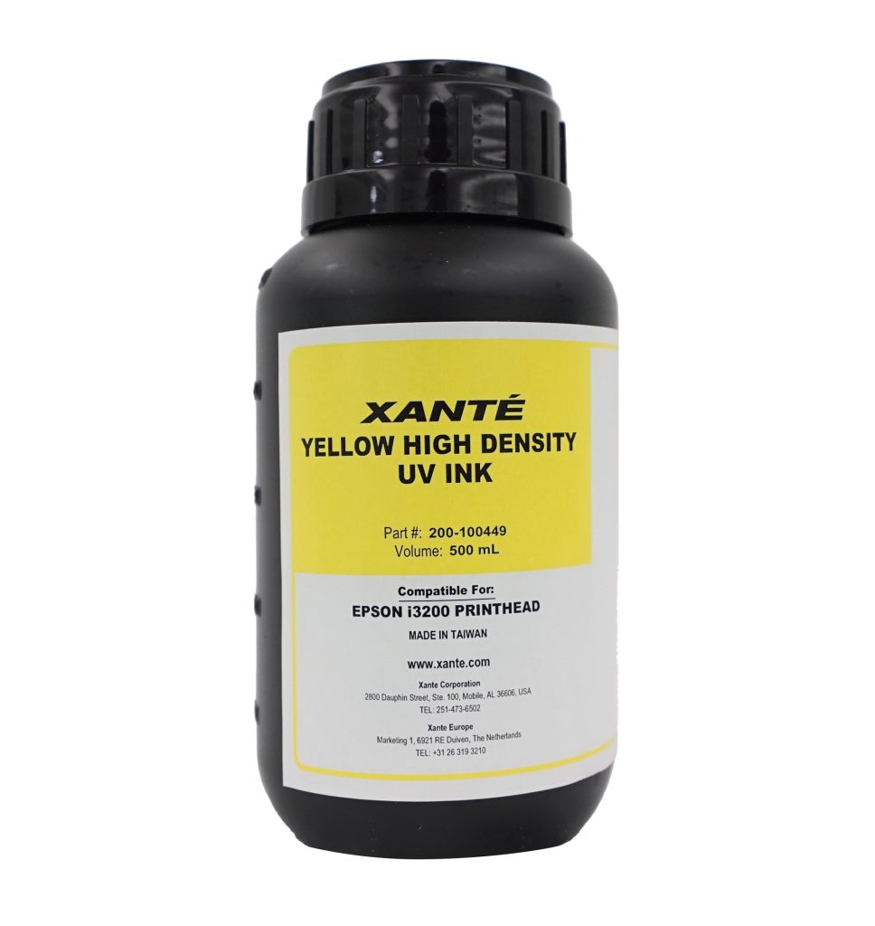 XANTE Yellow VIVID UV Ink - Northern Machine
